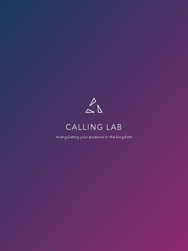 Calling Lab Manual | PDF | Jesus | Paul The Apostle