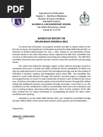 BSP - GSP School Backyard Camping 2022 Narrative Report | PDF | Knot