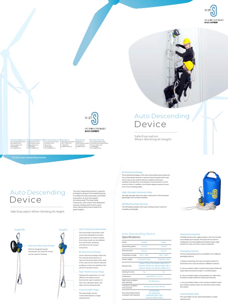 Auto Descending Device Overview | PDF | Manufactured Goods | Equipment