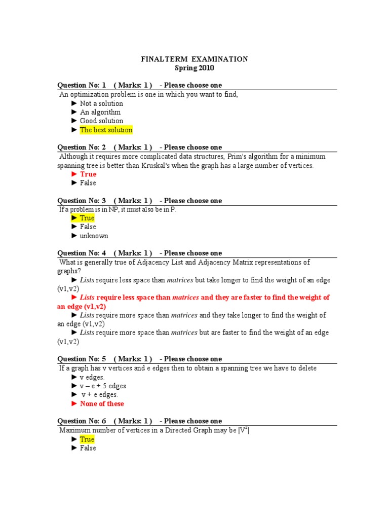 CS502 Full Material | Download Free PDF | Time Complexity