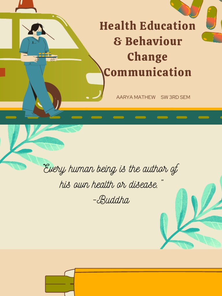 Health Education & Behaviour Change Communication | PDF | Psychology ...