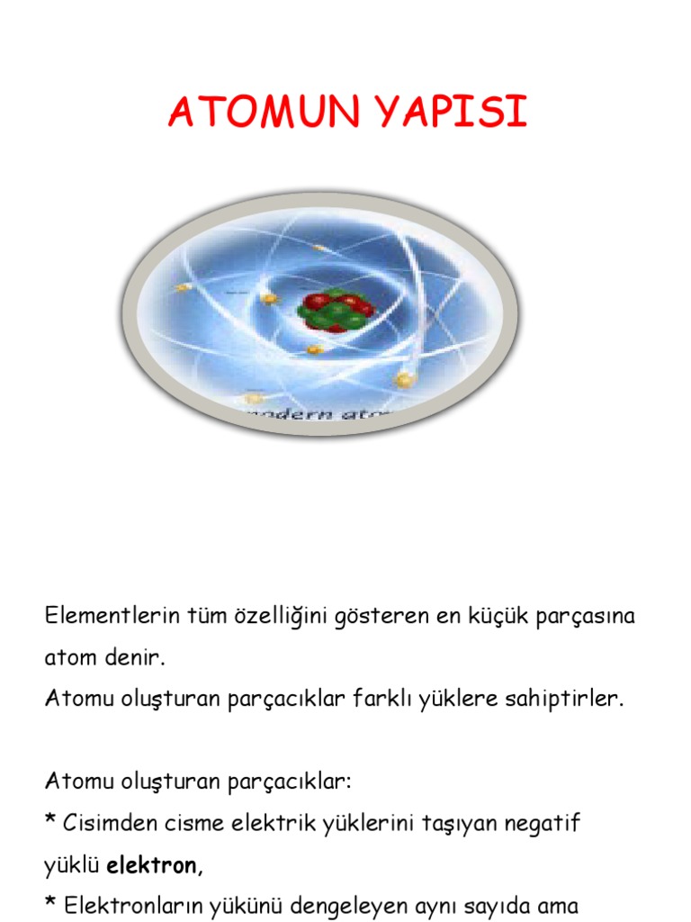 Atomun Yapısı | PDF