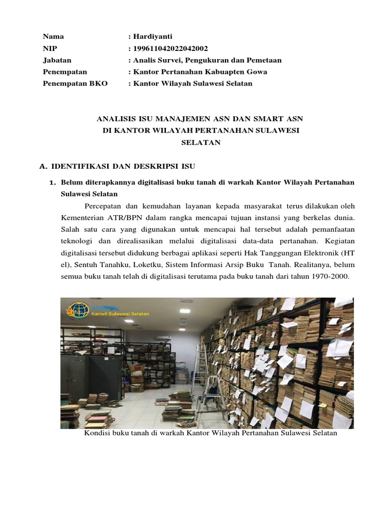 Analisis Isu Manajemen ASN Dan Smart ASN-1 | PDF