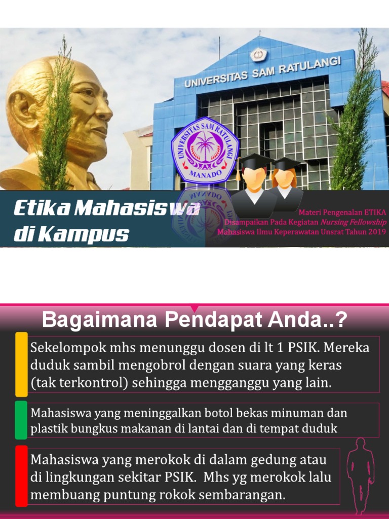 Etika Mahasiswa Di Kampus | PDF