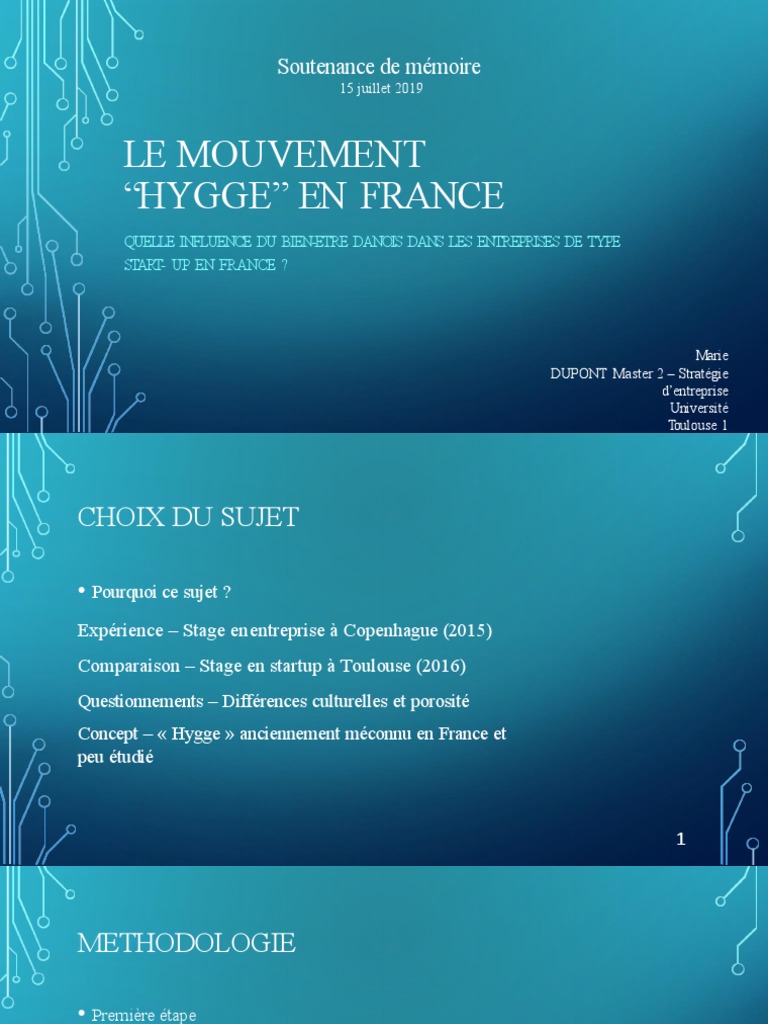 Powerpoint Exemple Soutenance de Memoire 2 1 | PDF | France | Start-up
