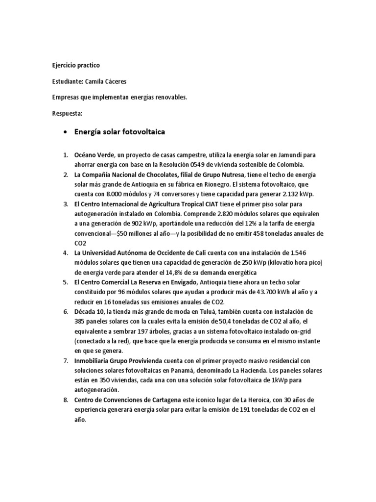 Ejercicio Practico Diplomado Camila Caceres | PDF