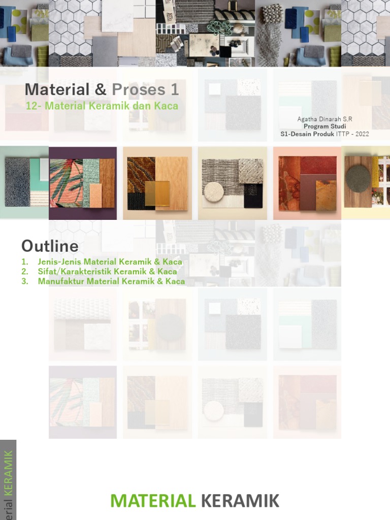 12-Matpros1 - Keramik Dan Kaca | PDF