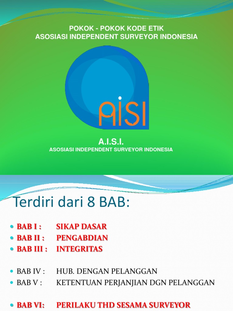 Presentation KODE ETIK | PDF