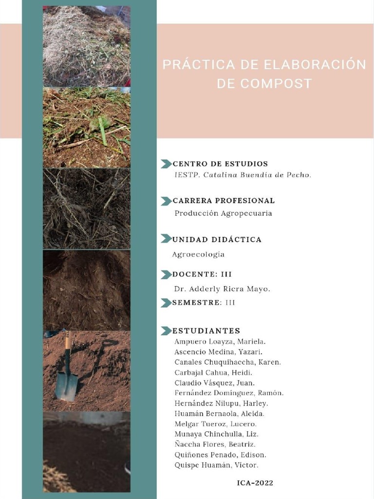 Informe de Compost | PDF | Compost | Suelo