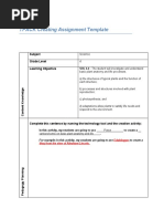 Gagne Lesson Plan Template-1 | PDF | Lesson Plan | Neuropsychology