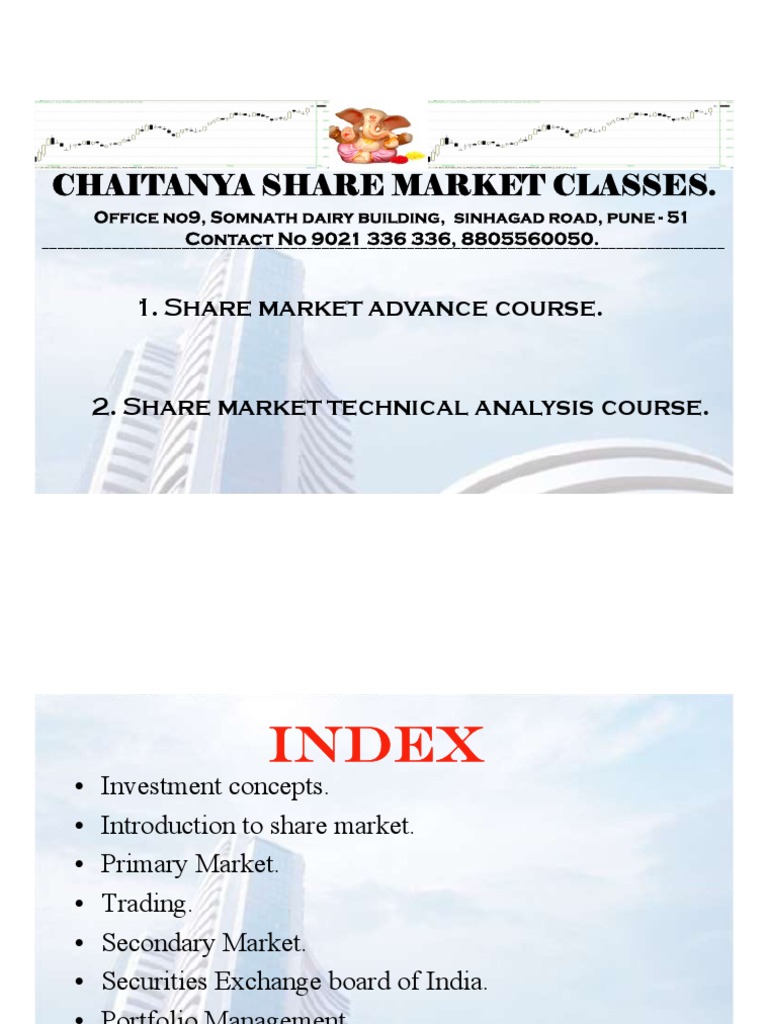 Share Market Class | PDF | Initial Public Offering | Order (Exchange)