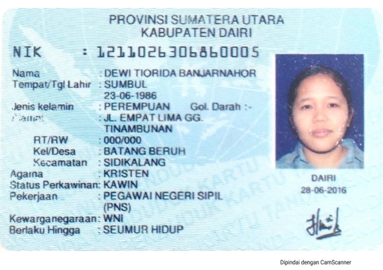 KTP Dewi Banjarnahor | PDF