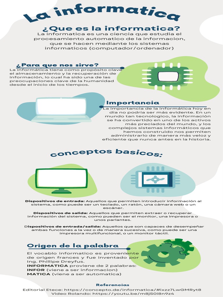 ¿Que Es La Informatica? | PDF | Informática | Periférico