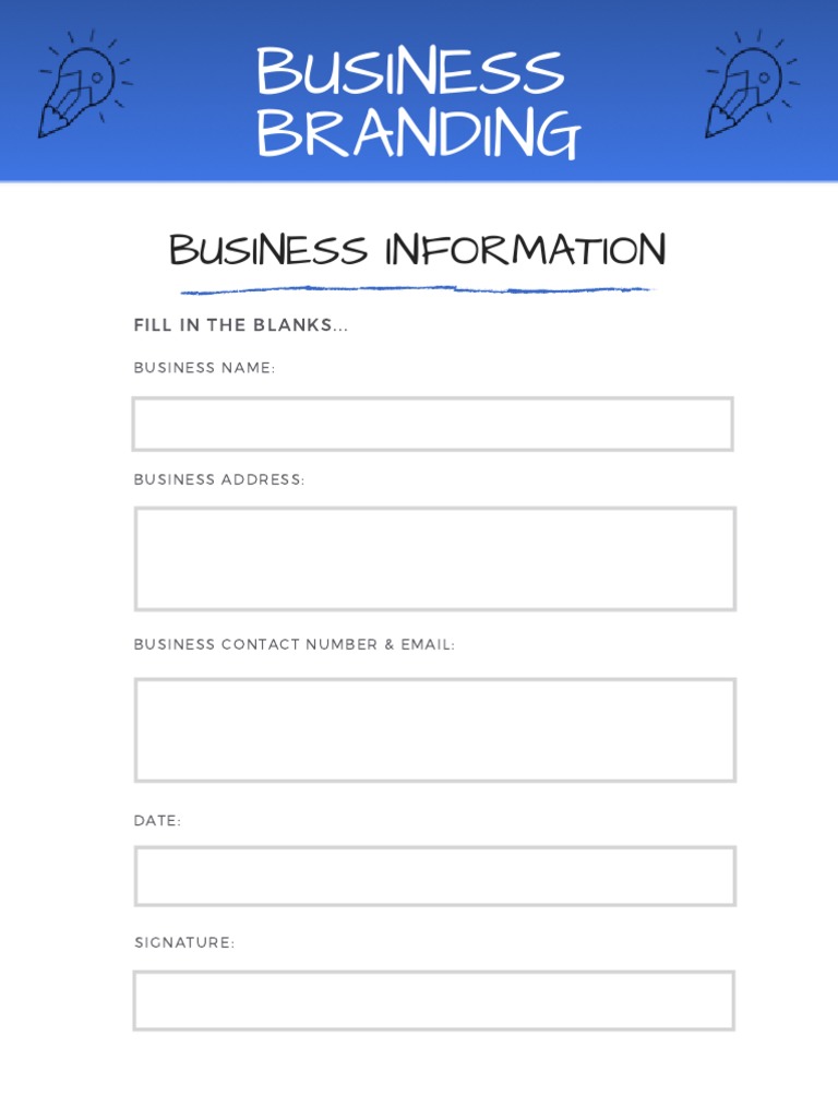 Business Branding Template | PDF | Brand | Logos