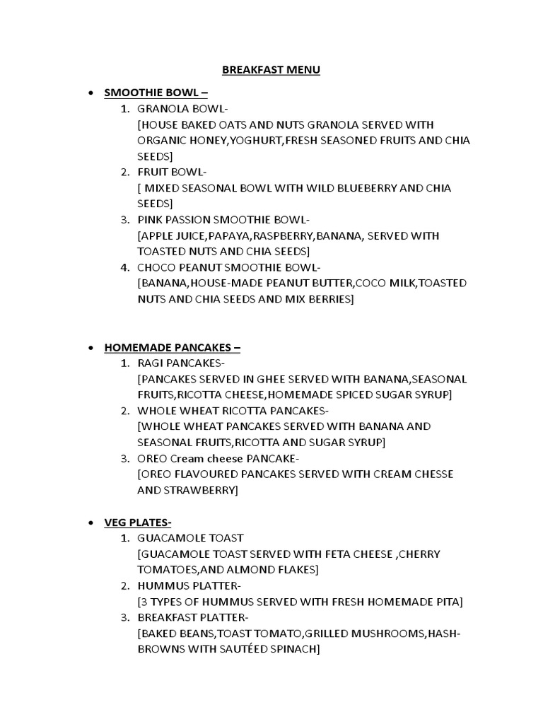 Roadies Cafe and Club Menu | PDF | Pancake | Hamburgers