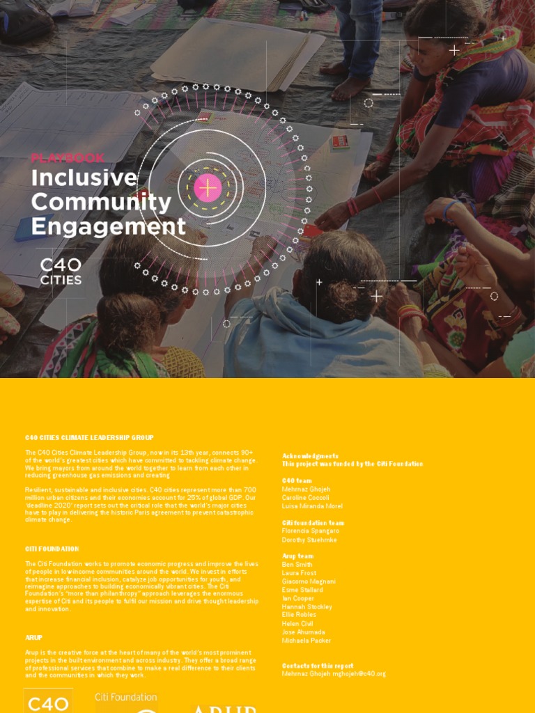 C40 (2019) Inclusive Community Engagement Playbook | PDF | Climate ...