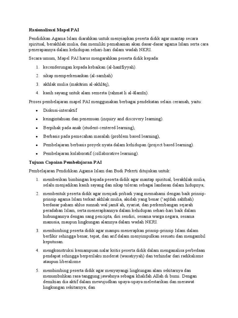 TP Pai Kur Merdeka | PDF