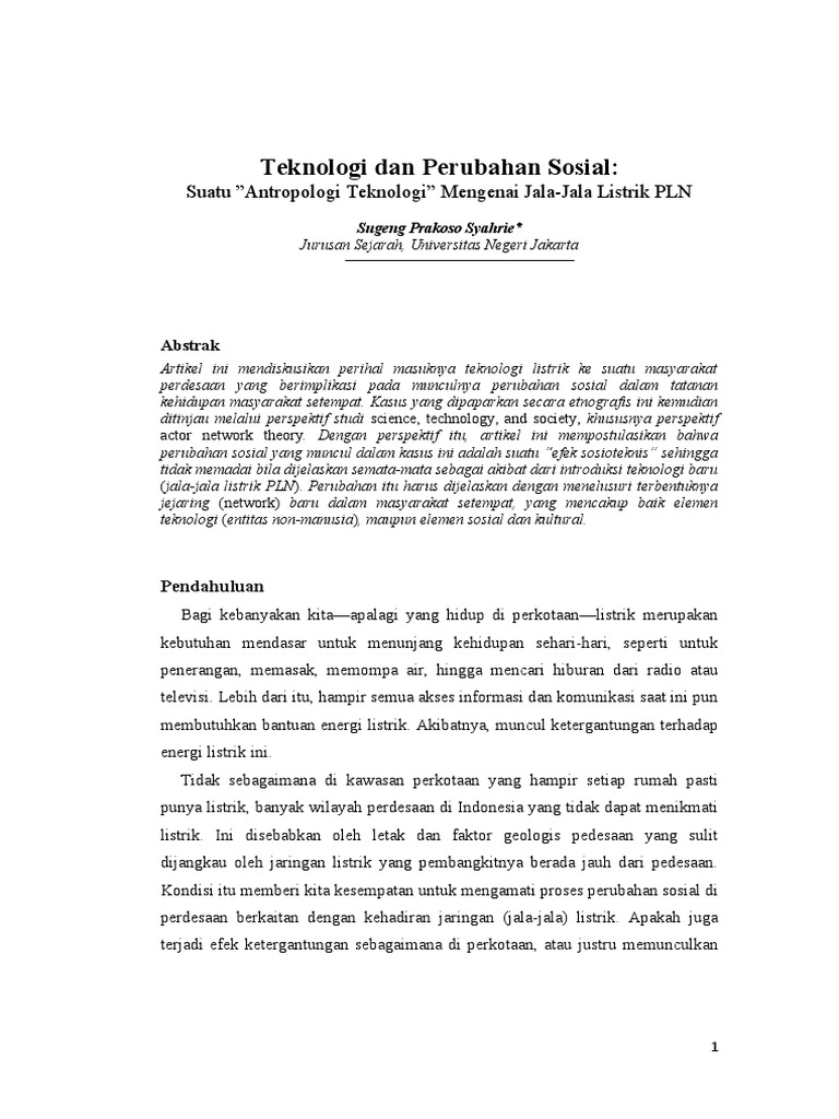 Jala-Jala Listrik | PDF