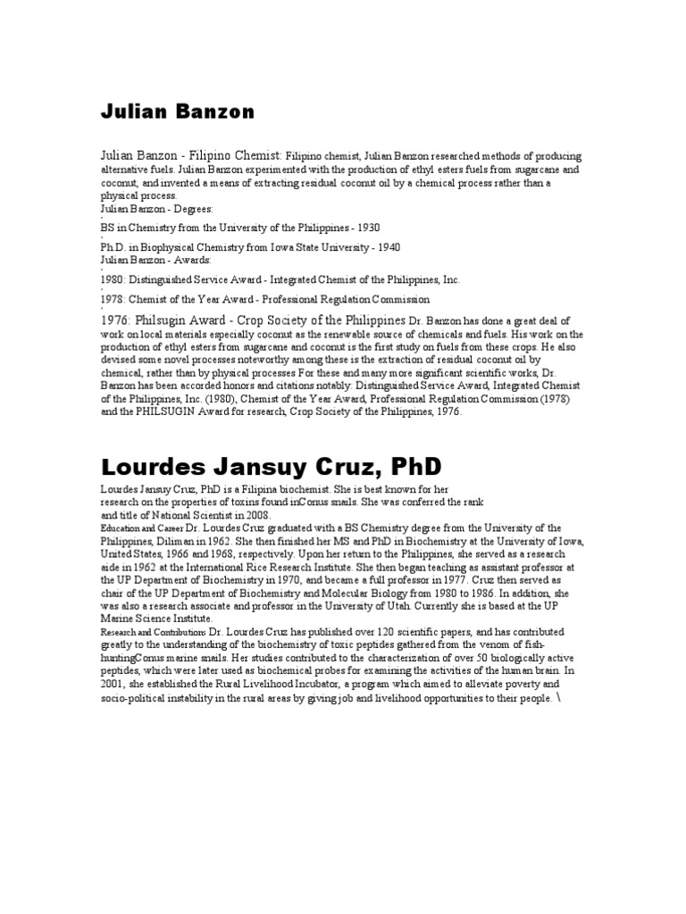 Julian Banzon | Gases | Chemistry