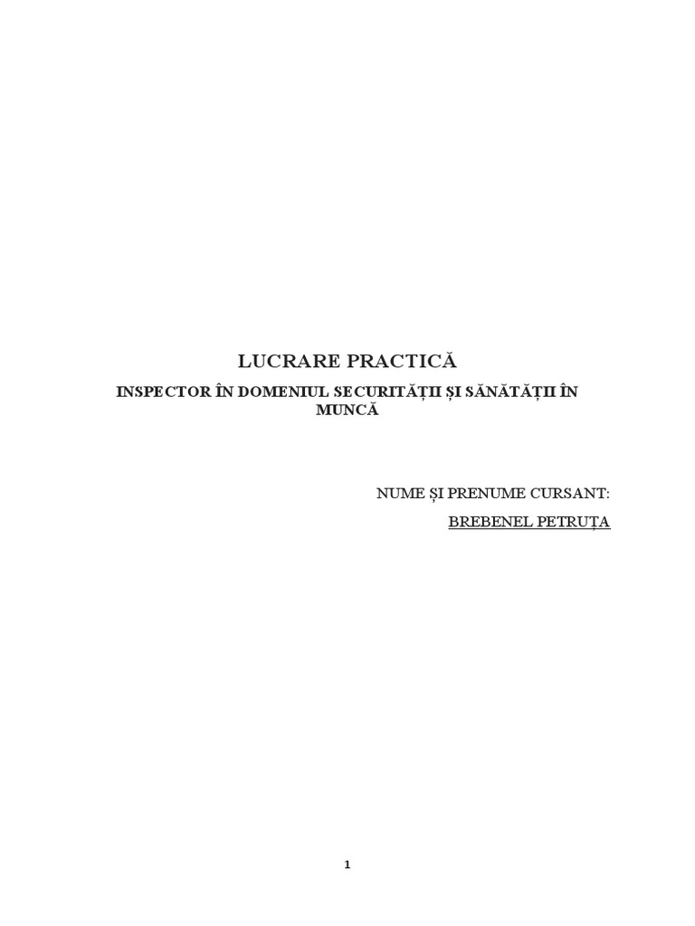 Tematica Instruire Bucatar | PDF