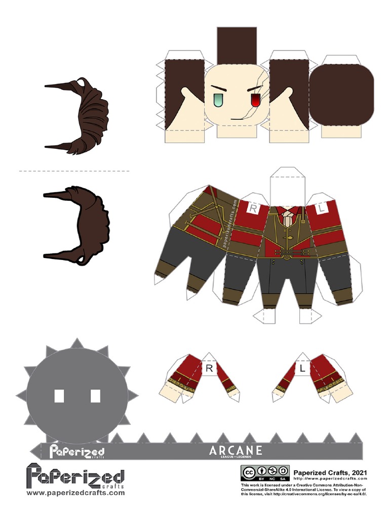 Arcane - Silco Papercraft | PDF