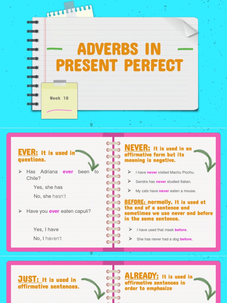 10 - Adverbs in Present Perfect | PDF