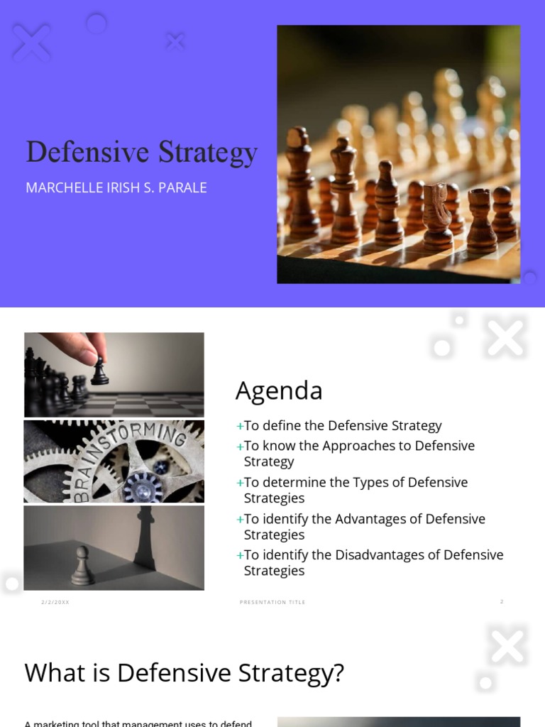 Defensive Strategy | PDF | Marketing | Competitive Advantage