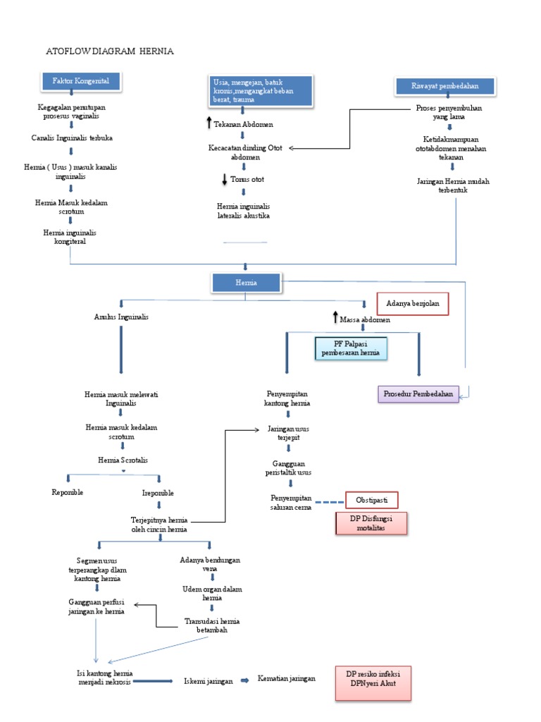 Revisi Patoflow Diagram Hernia | PDF