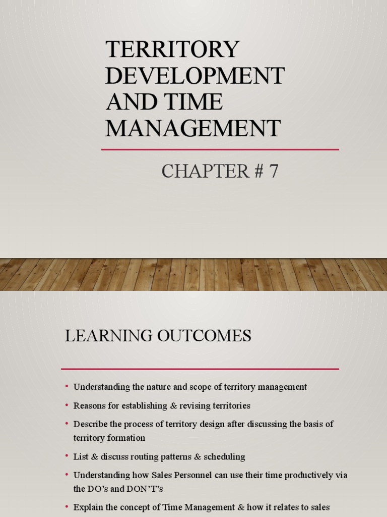 Territory Development & Time Management | PDF | Sales | Economies