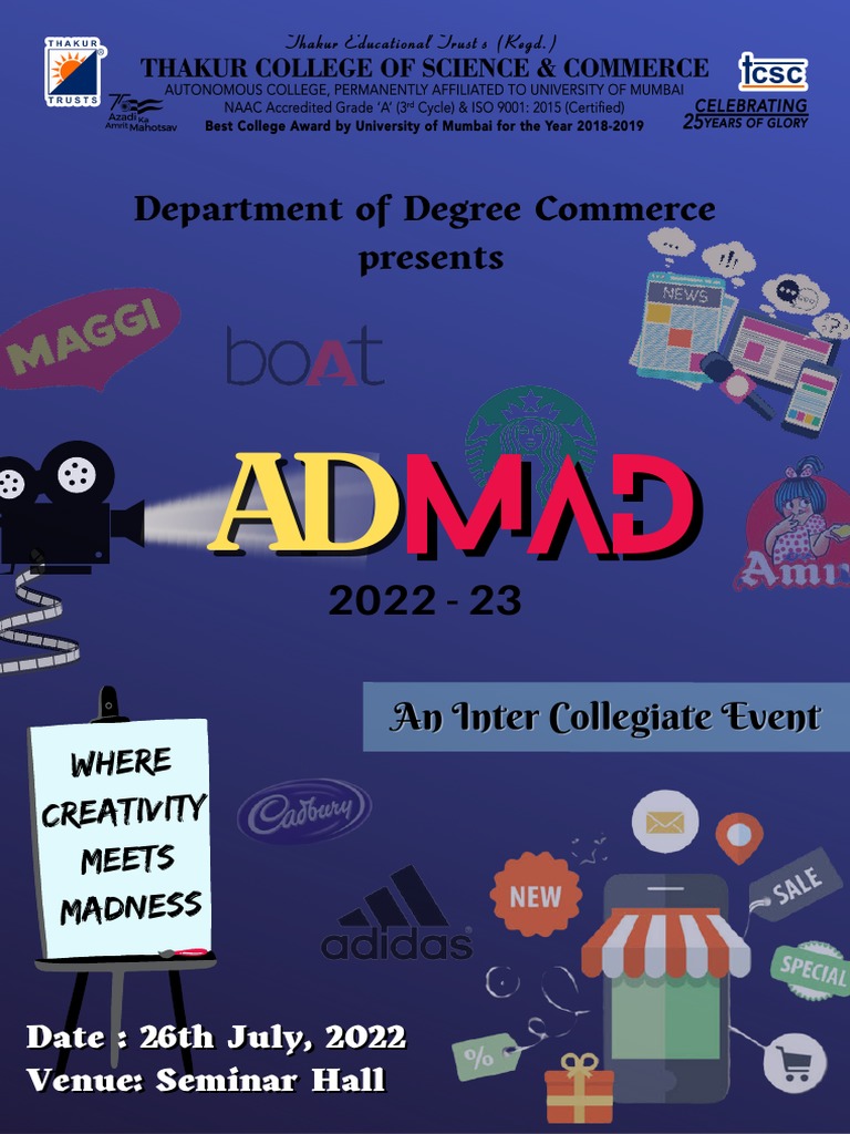 Ad-Mad Brochure | PDF | Cognitive Science | Cognition