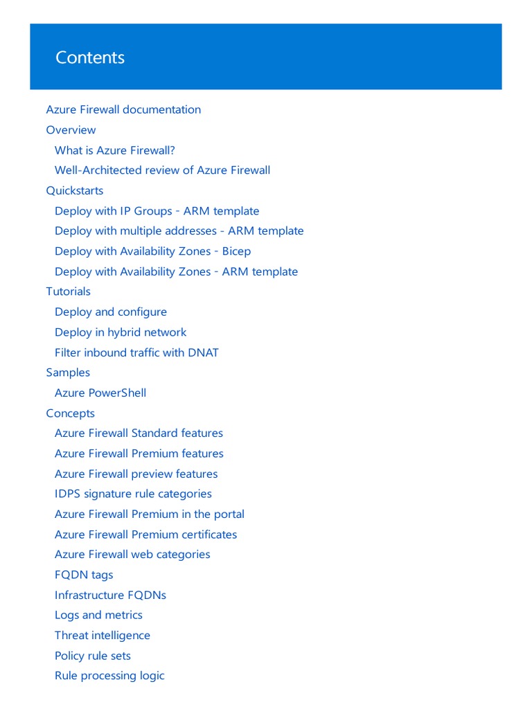 Azure Firewall | PDF | File Transfer Protocol | Port (Computer Networking)