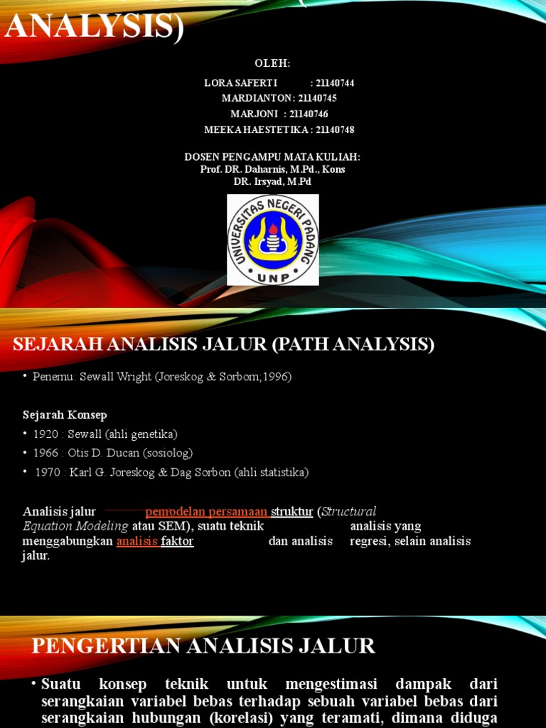 Analisis Jalur (PATH ANALYSIS) 1 | PDF