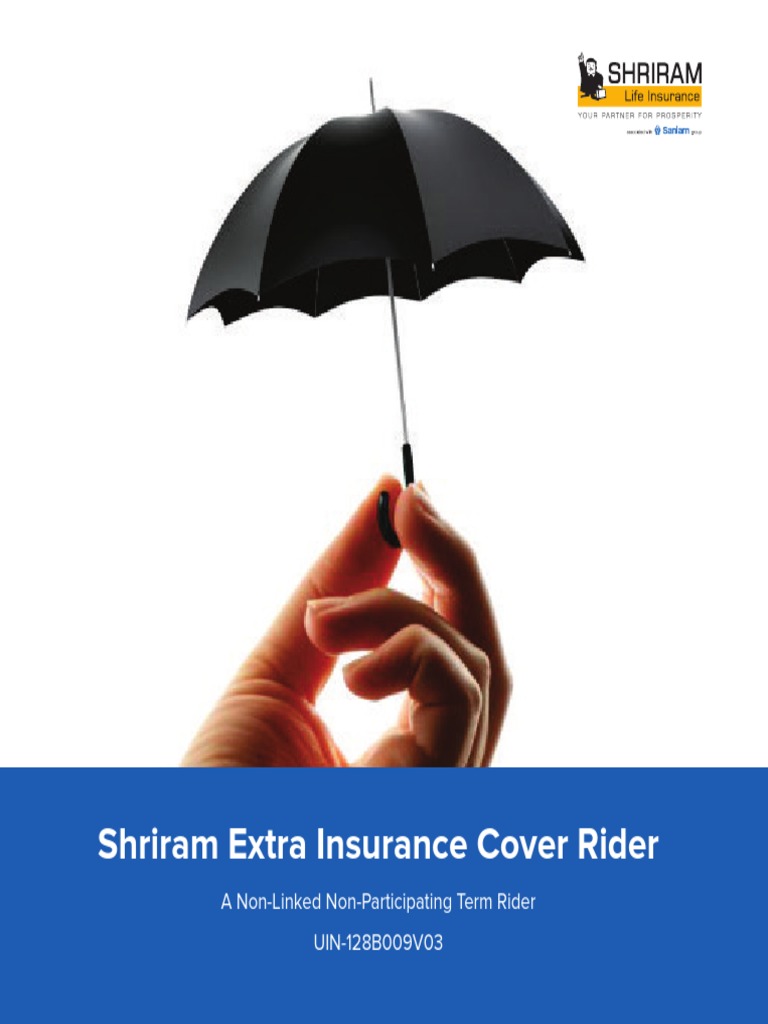 Brochure - Shriram Extra Insurance Cover Rider V03 | PDF | Insurance ...