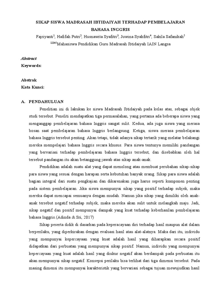 Artikel Bahasa Inggris Pdf
