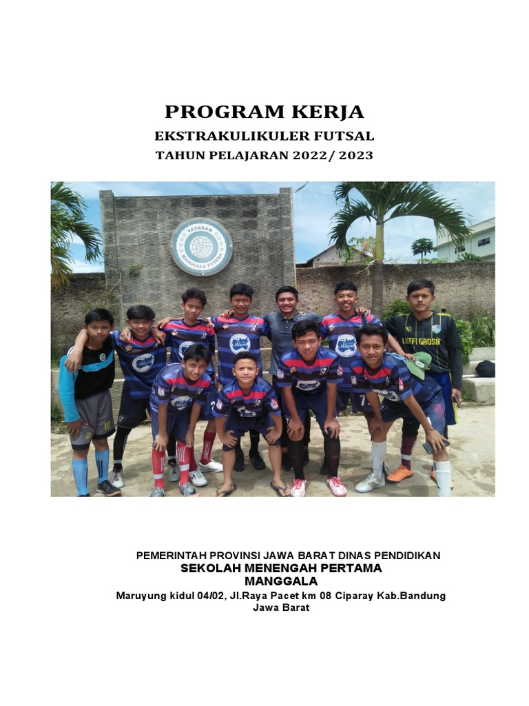 Program-Kerja-Futsal SMP Manggala | PDF