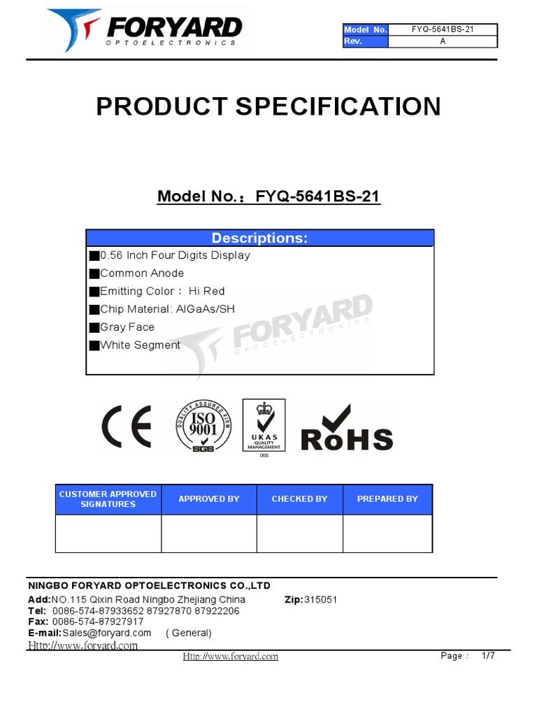 Fyq 5641bs 21 Foryard | PDF | Electrical Engineering | Optics