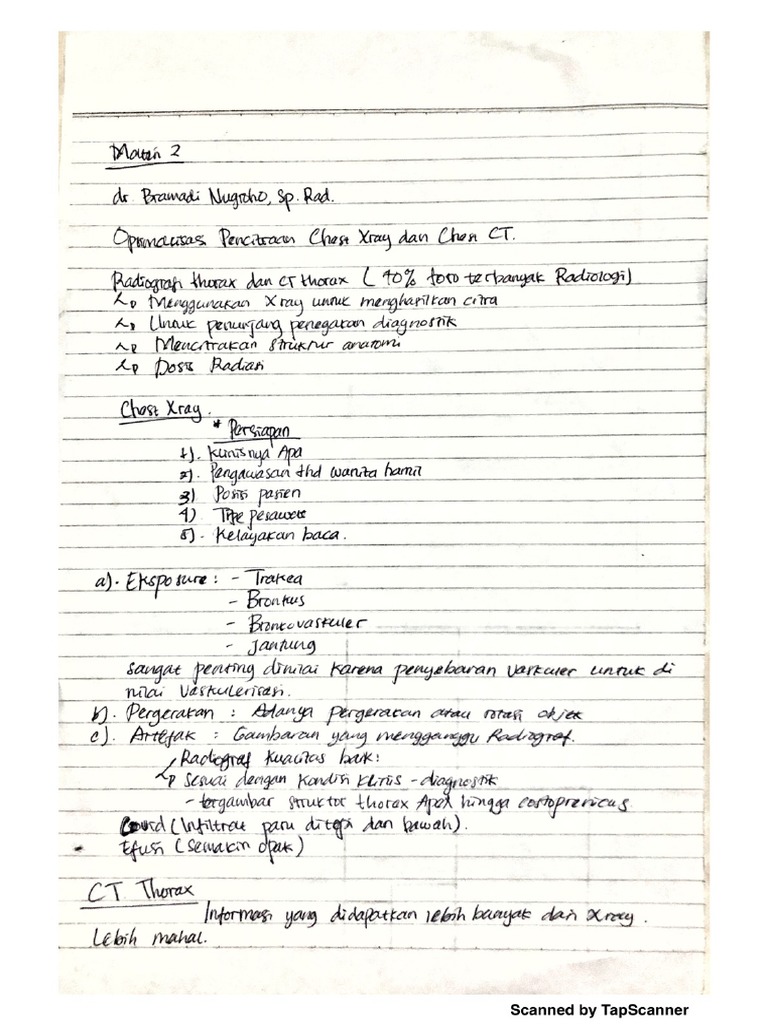 Materi CT Scan | PDF