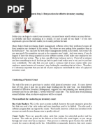 Stock Taking Procedures | PDF