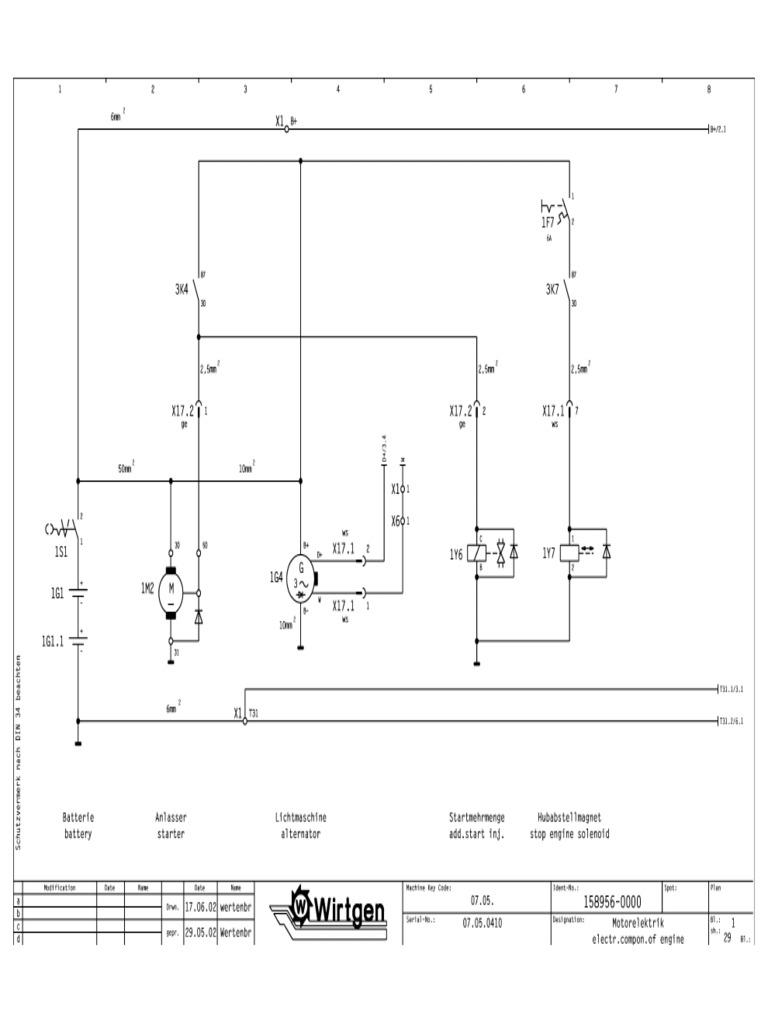 Widos - Schematics - Electric Diagram (SN 410-410) | PDF