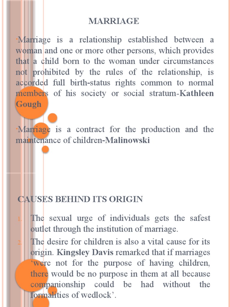 Marriage DONE | PDF | Marriage | Social Institutions