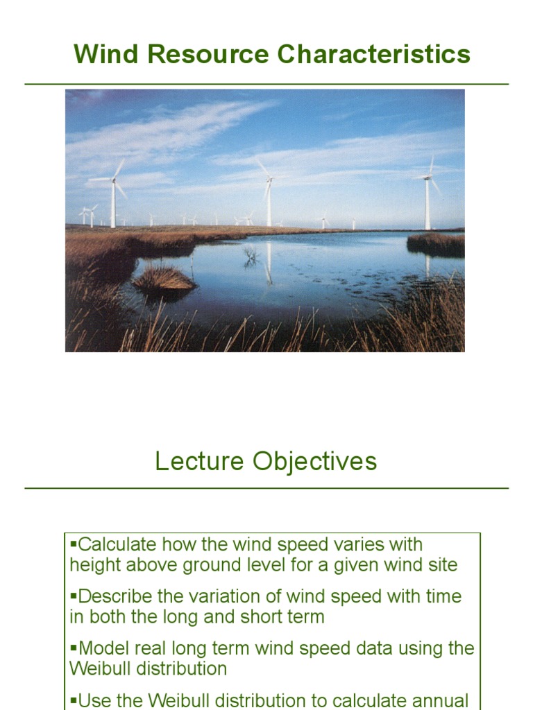 Wind Characteristics 2020 | PDF | Wound | Earth Sciences