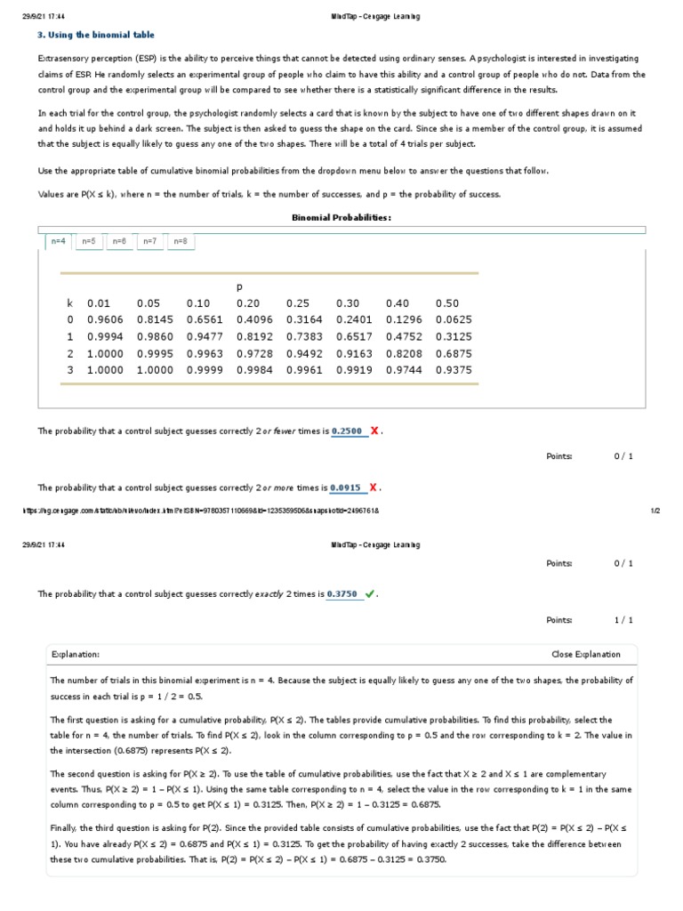 MindTap - Chapter7-5 | PDF | Extrasensory Perception | Psychology