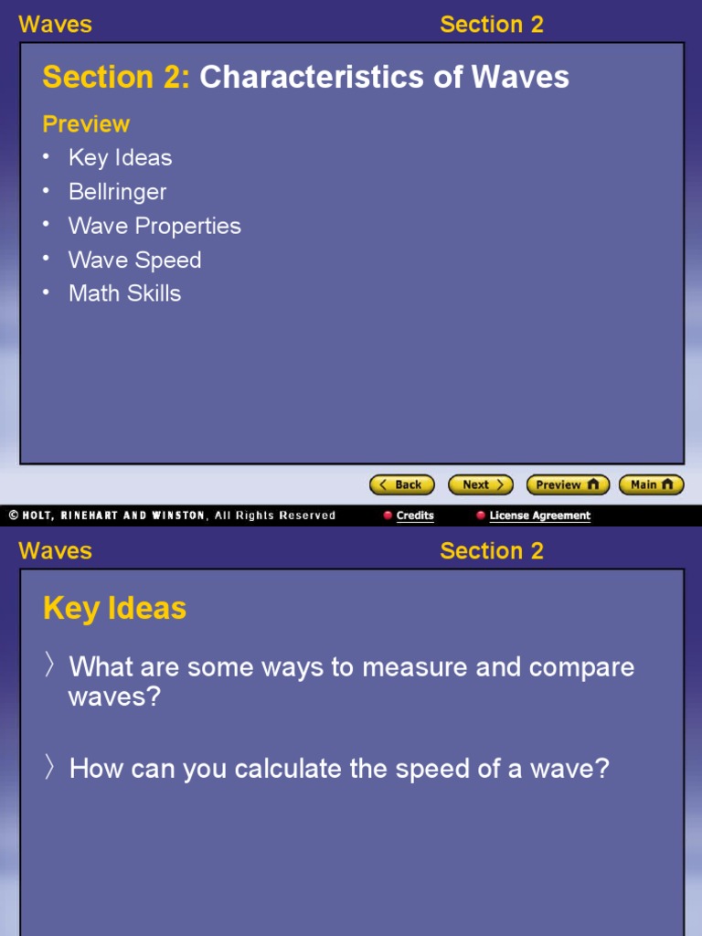 Wave Properties and Speed Guide | PDF | Frequency | Waves