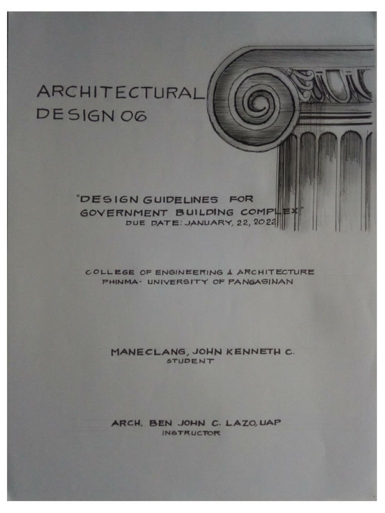RSW 2 Design Guidelines For Government Building Complex | PDF ...