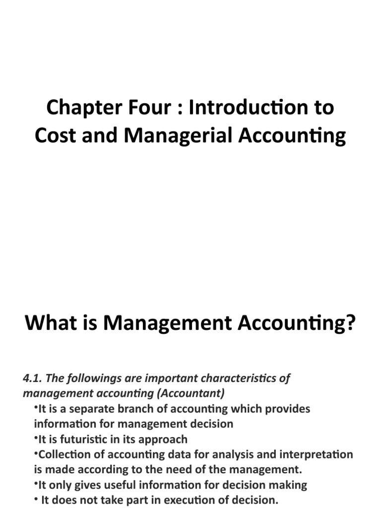 Management Accounting: Cost Concepts Explained | PDF | Inventory | Cost ...