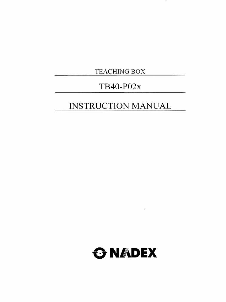 Teaching Box TB40-P02X | PDF