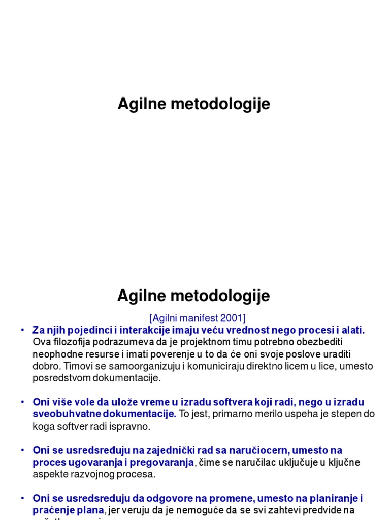 P3-2 Agilne Metodologije | PDF