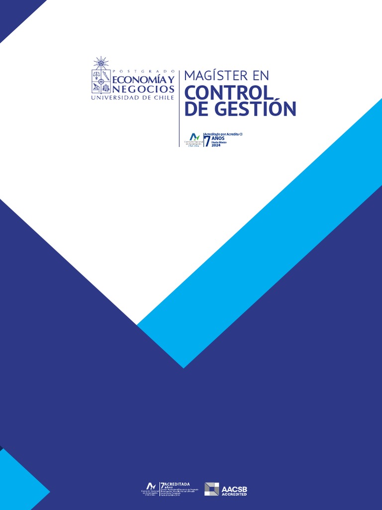 Magíster en Control de Gestión UChile | PDF | Planificación ...