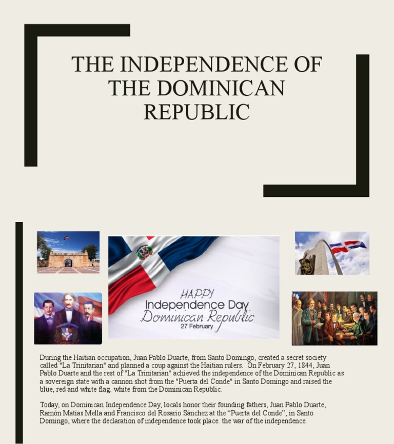 The Independence of The Dominican Republic | PDF