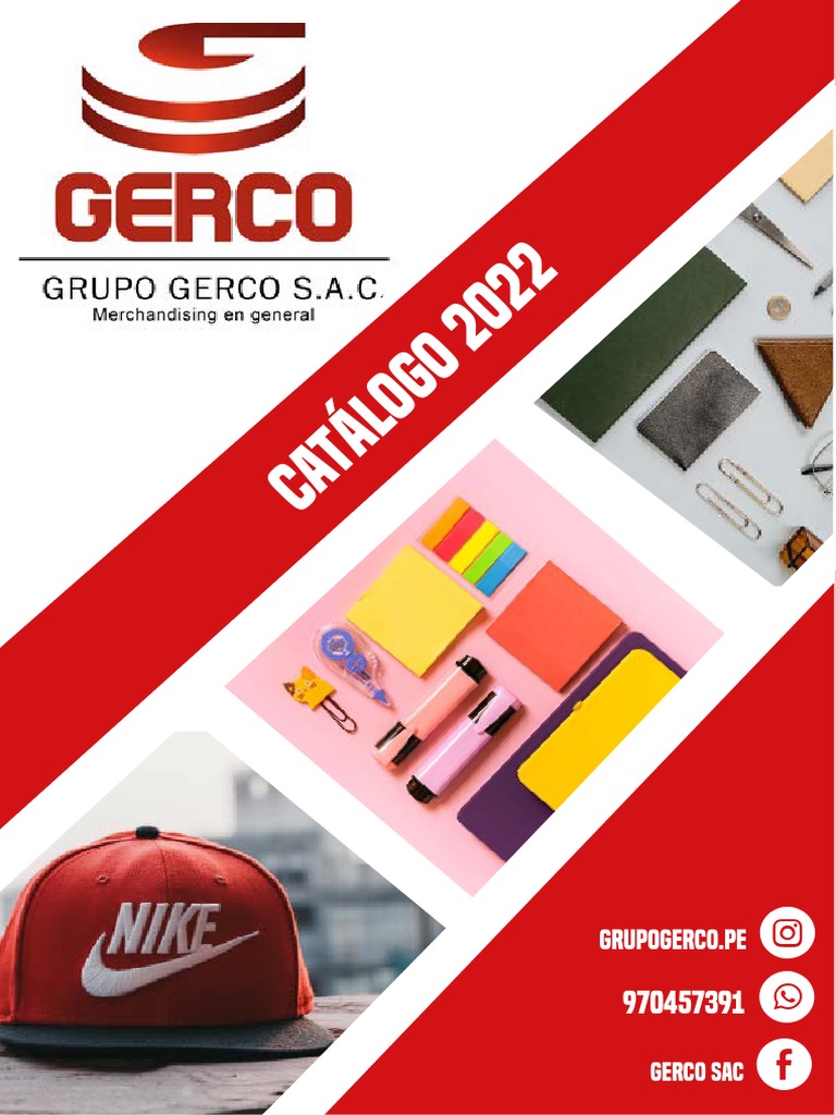 Catalogo Grupo Gerco 2022 | PDF | Color | Rojo